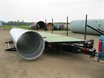 Self loading culvert trailer