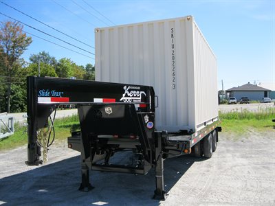 Shipping Container Gooseneck Trailer 2020 Kerr Bilt 40 Ft T/A